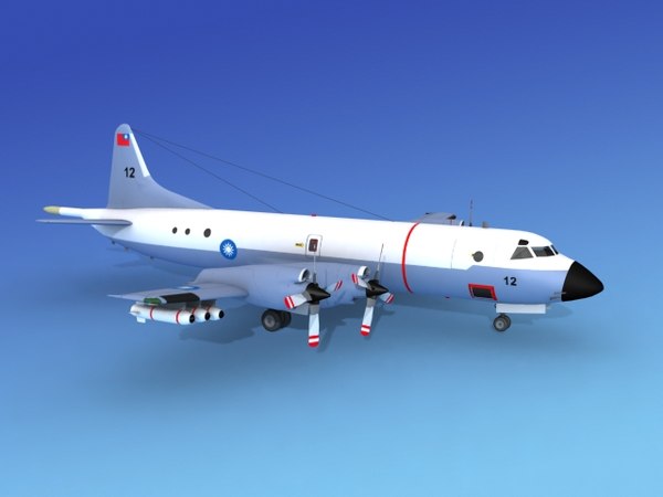 3d orion lockheed p-3 model