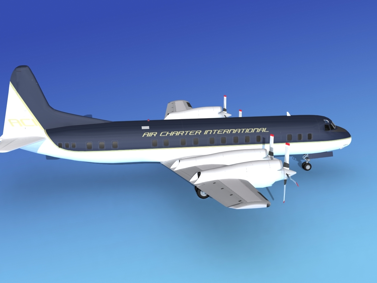 3d propellers electra lockheed charter