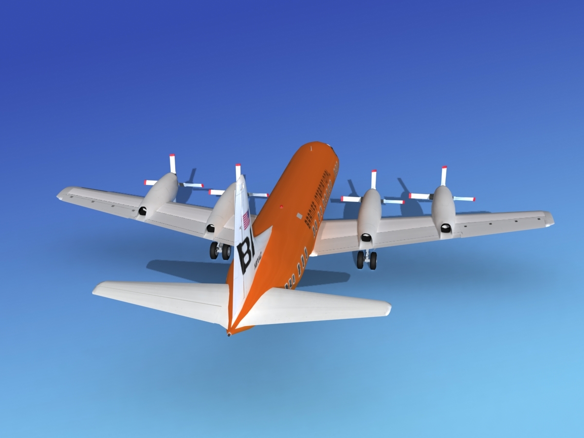 3d max propellers l188 electra lockheed