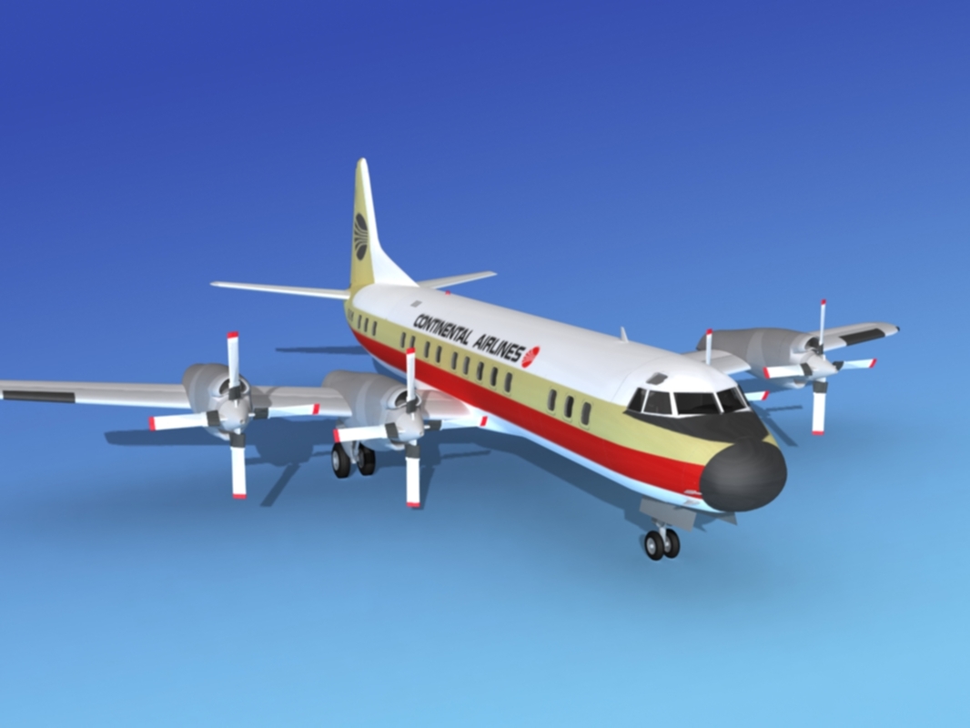 3d propellers electra lockheed model