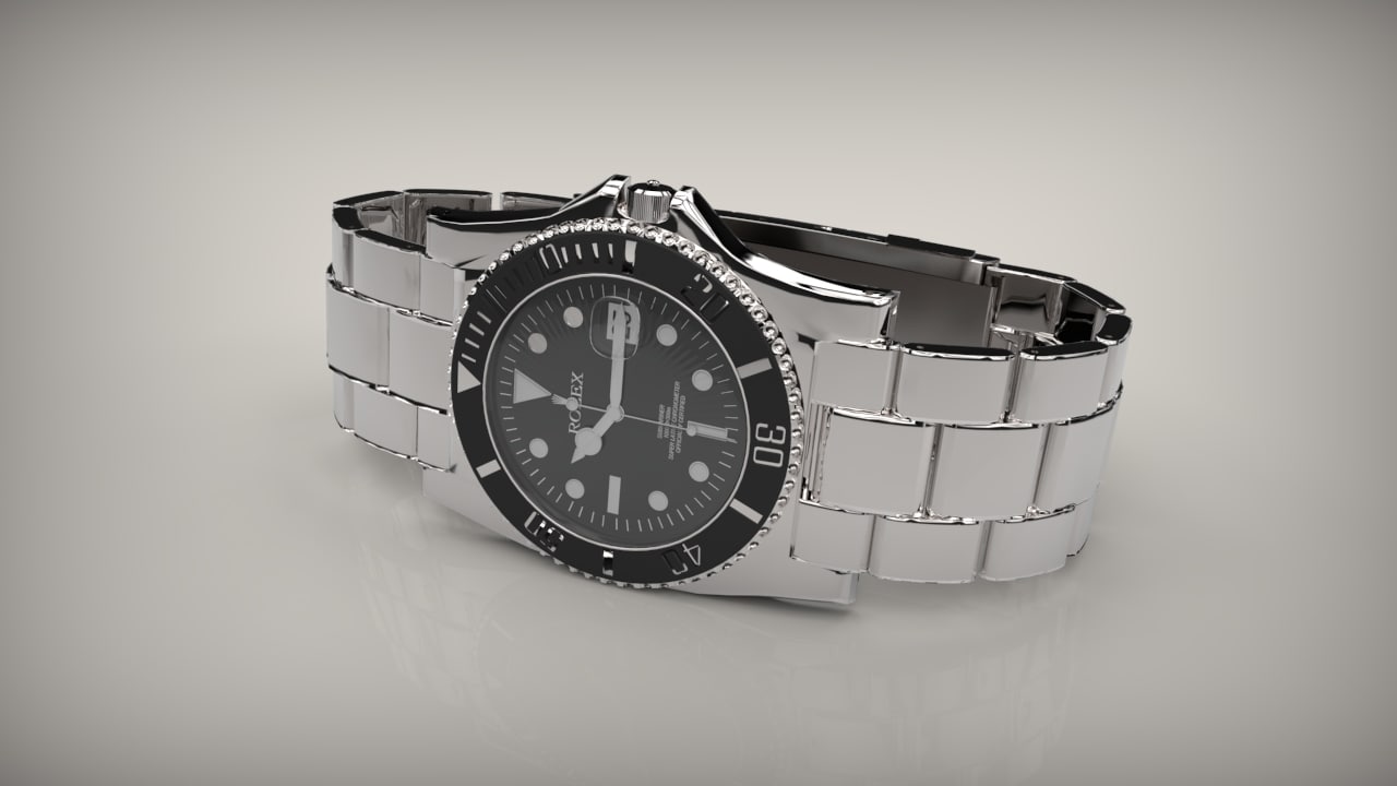 3d rolex model