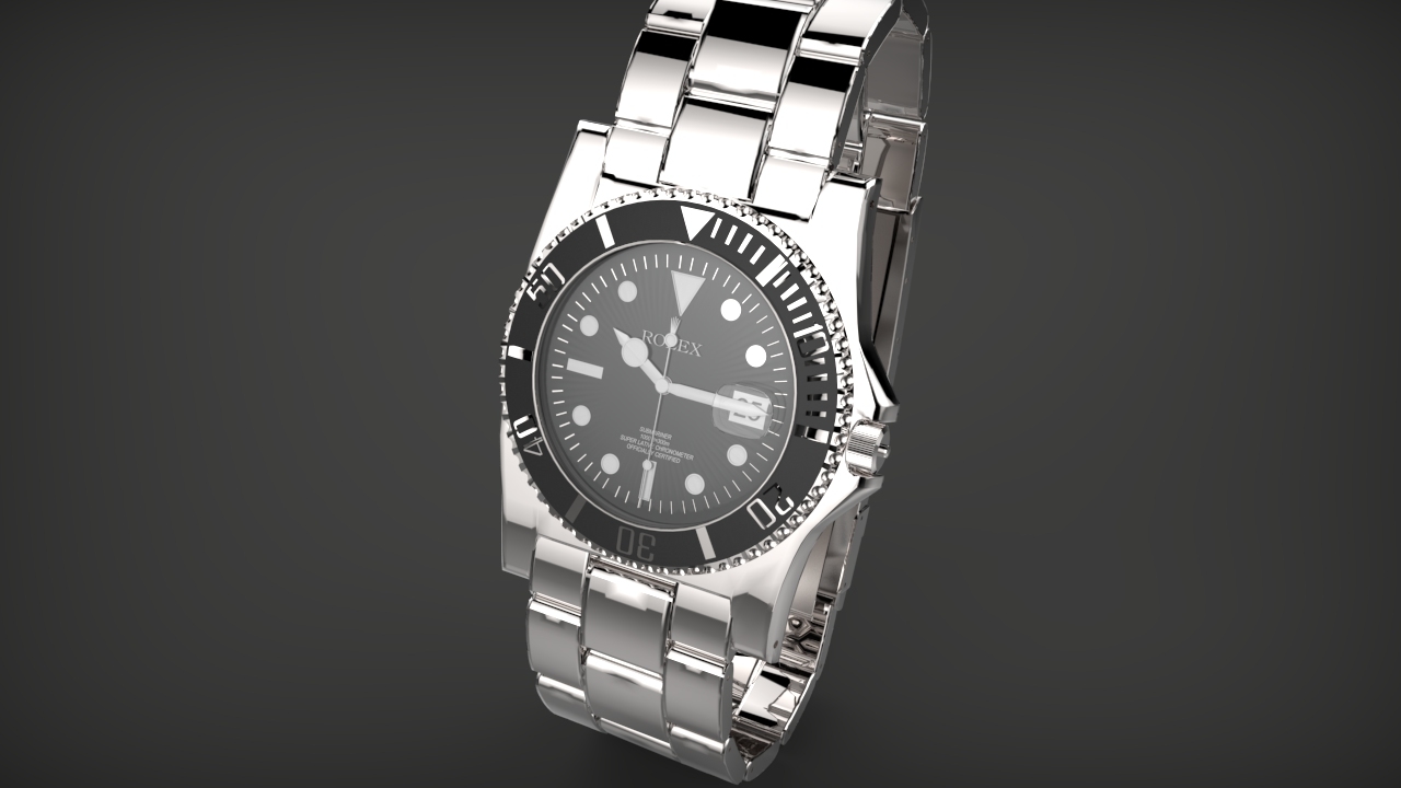 3d rolex model