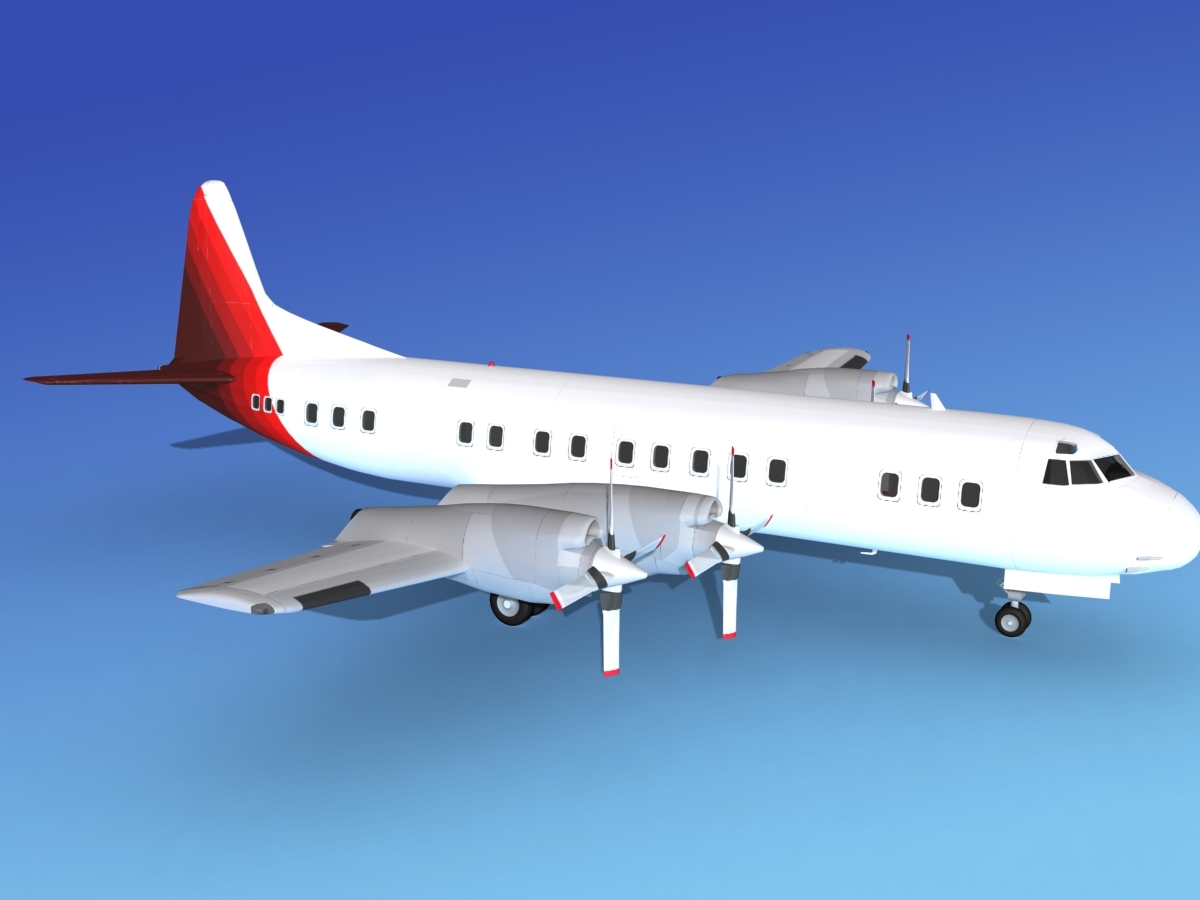 Lockheed L188 Electra II Corporativo 10 Modelo 3D - TurboSquid 872200