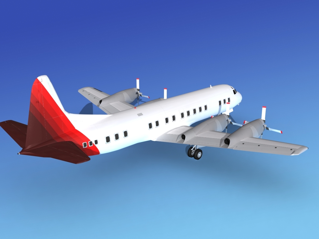 Lockheed L188 Electra II Corporativo 10 Modelo 3D - TurboSquid 872200