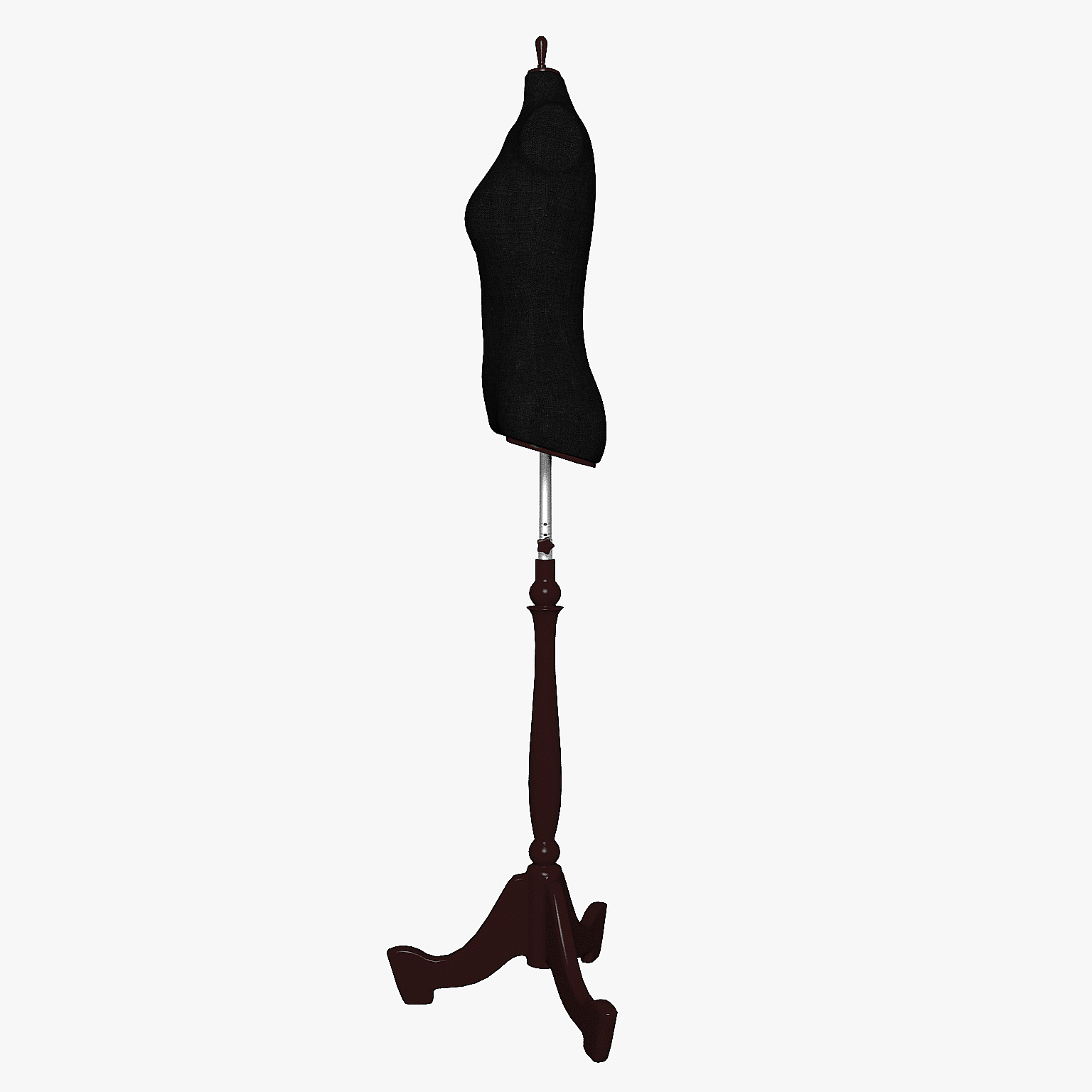 female mannequin stand 3d model