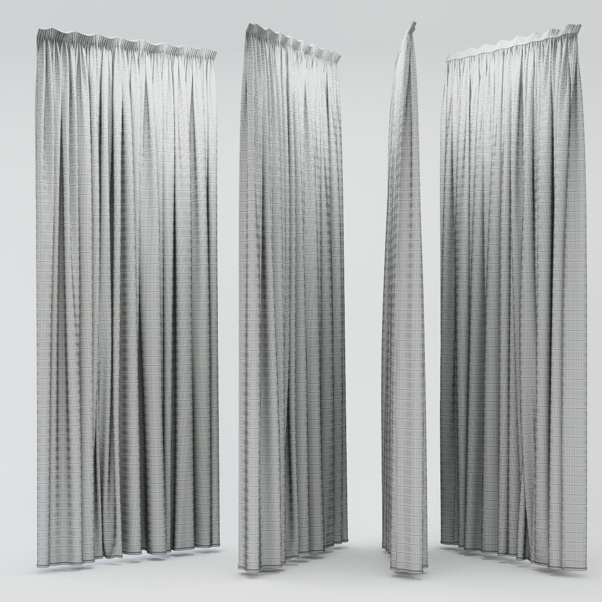 3ds max curtains