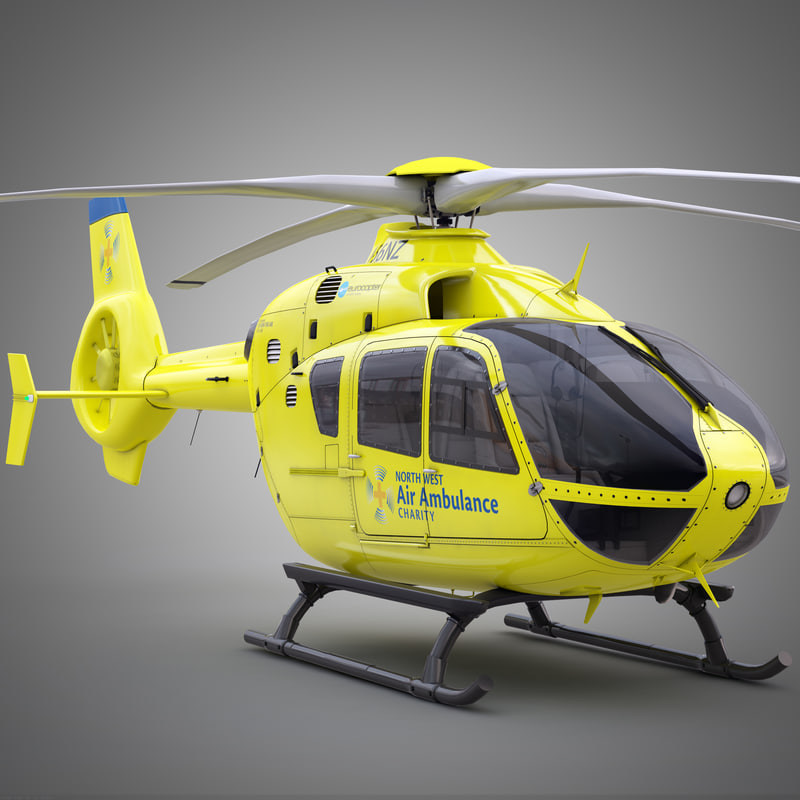 Euro Ec 135 3d Model