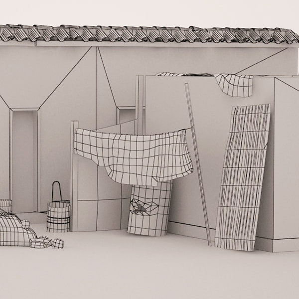 3d favela model