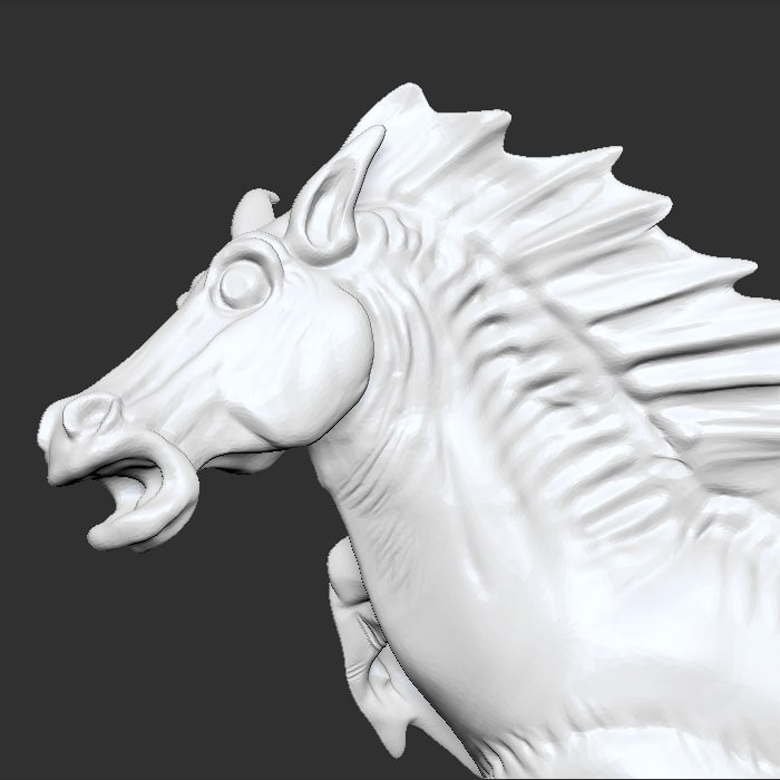 obj sculpture hippocampus