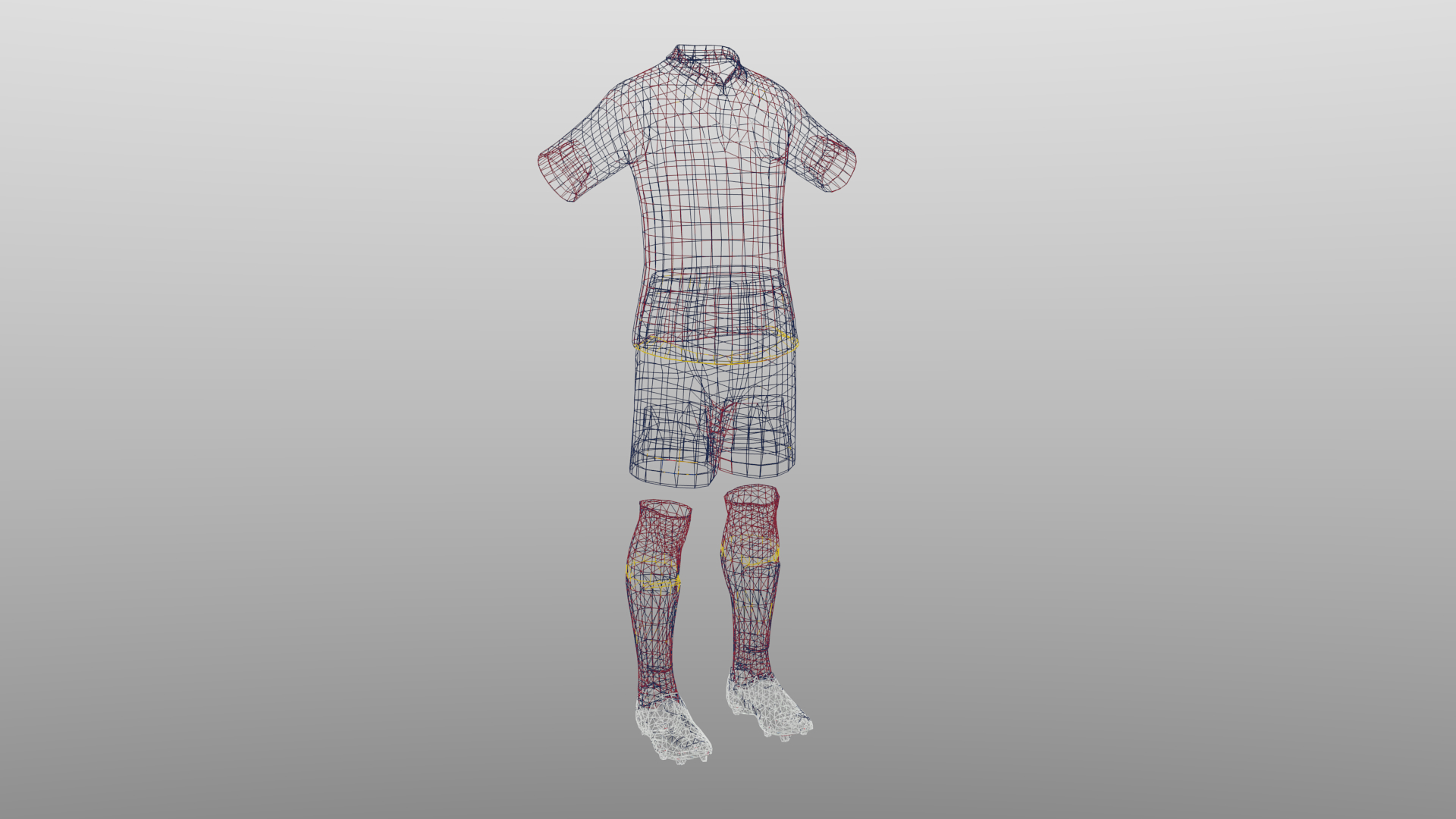 3d soccer kit clothes barcelona