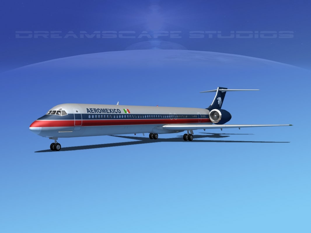 3d mcdonnell douglas md-80 model