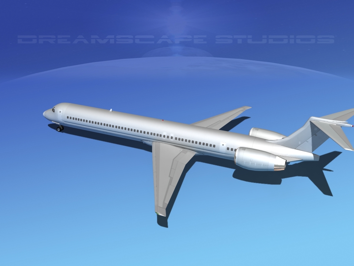 mcdonnell douglas md-80 3d max