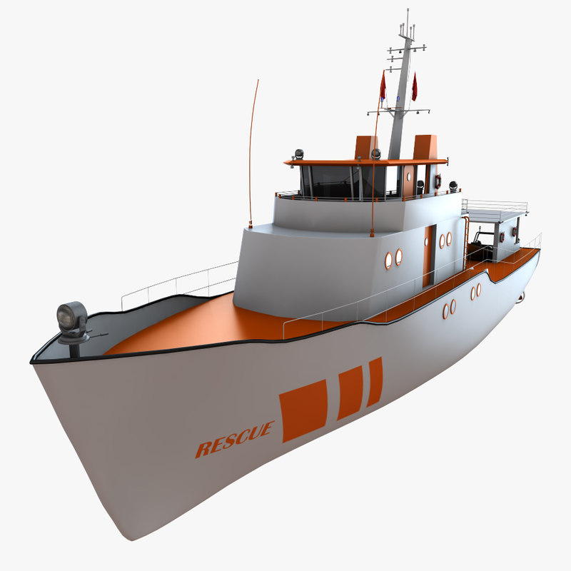 3d rescue ship model