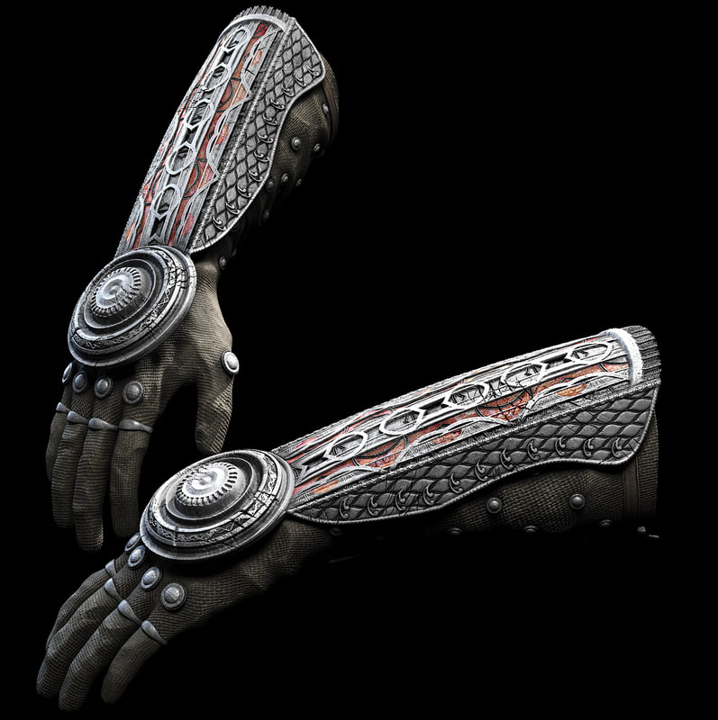 3d max fantasy gauntlet