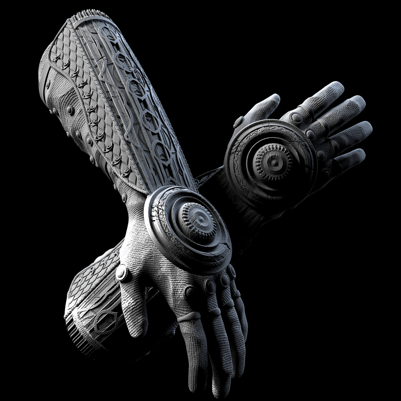 3d max fantasy gauntlet