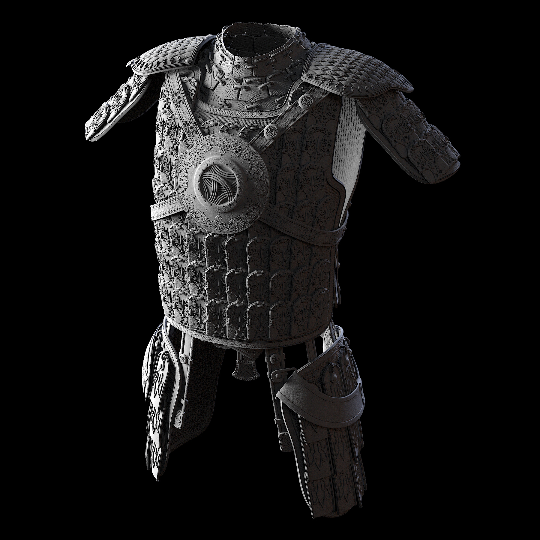 3d armor model