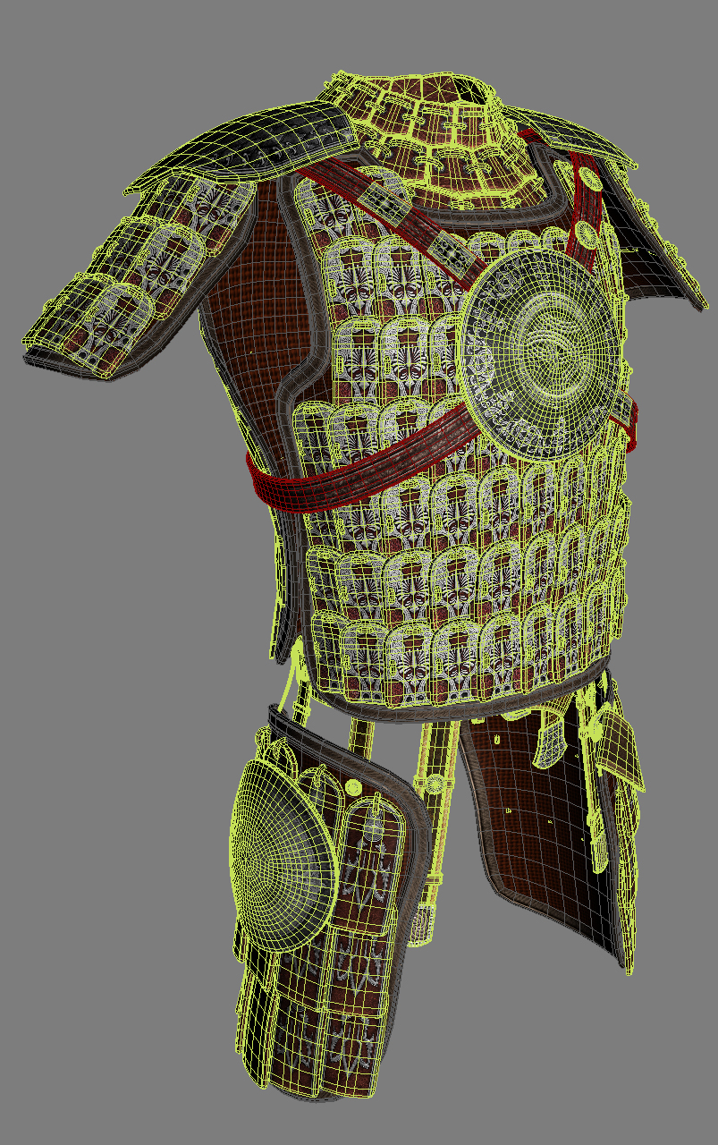 3d armor model