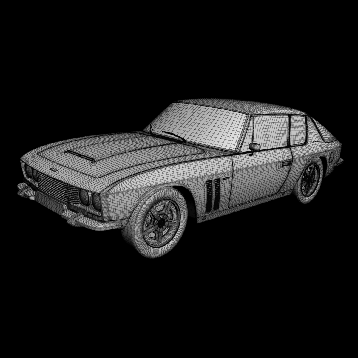 1967 jensen interceptor ff obj