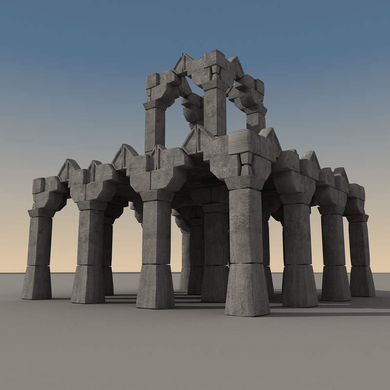 ancient fantasy building max