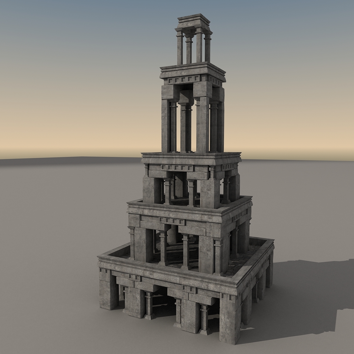 ancient fantasy building max