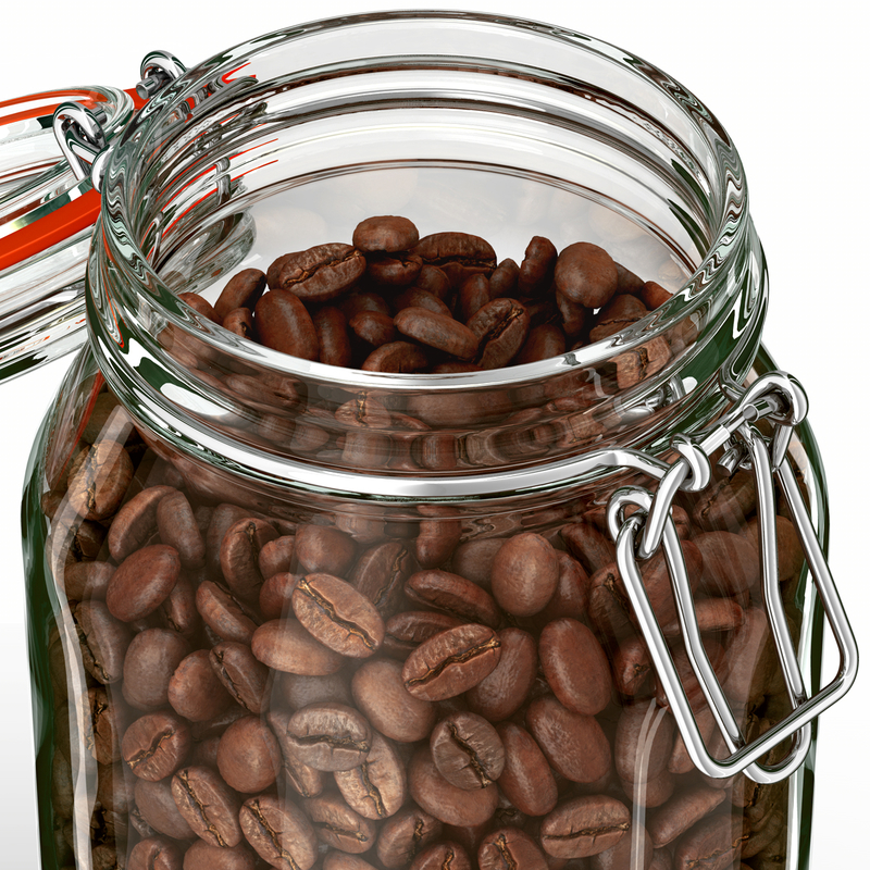 jar coffee beans