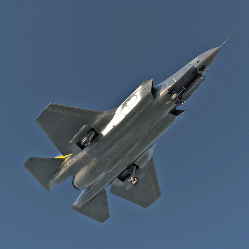 3dsmax fighter aircraft lockheed martin