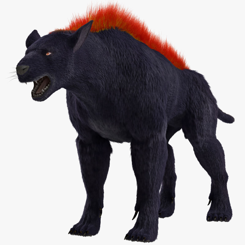 hellhound fur 3d max