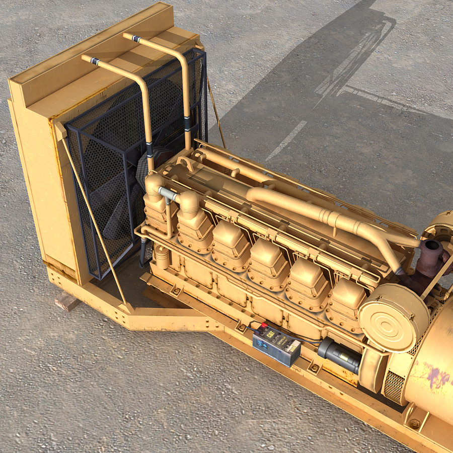 diesel generator 3d model