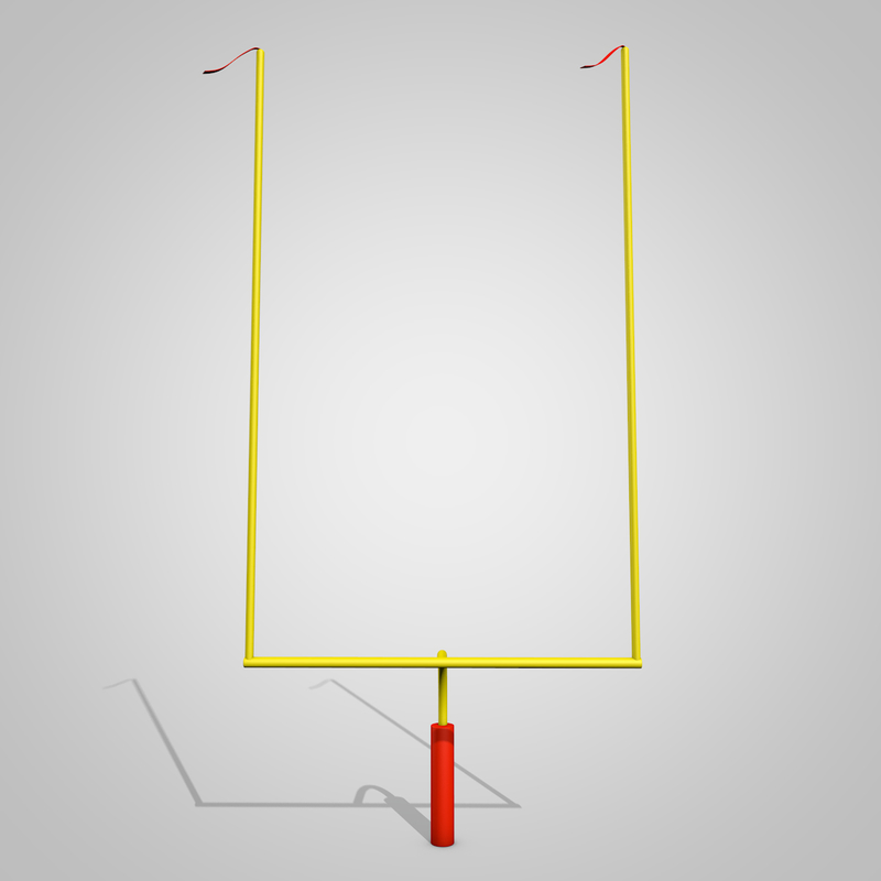 3d model of football goal post