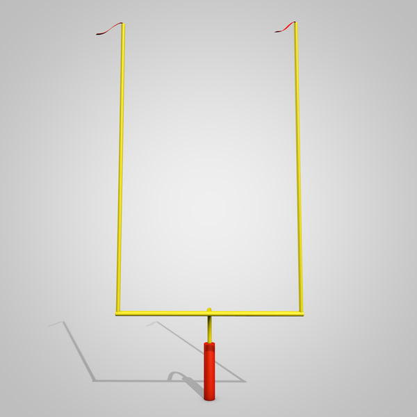 3d model of football goal post