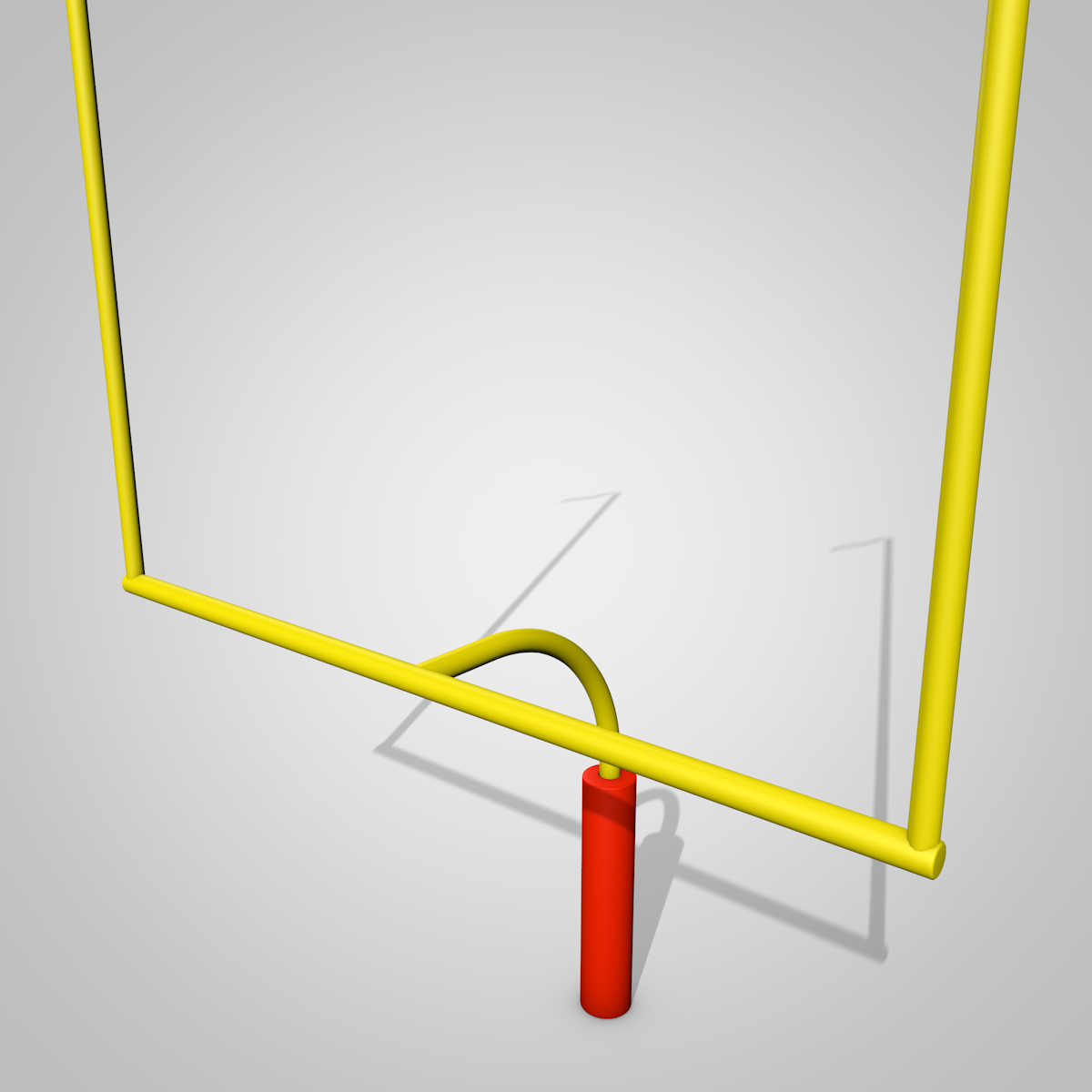 3d model of football goal post
