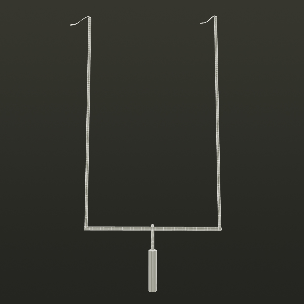 3d model of football goal post