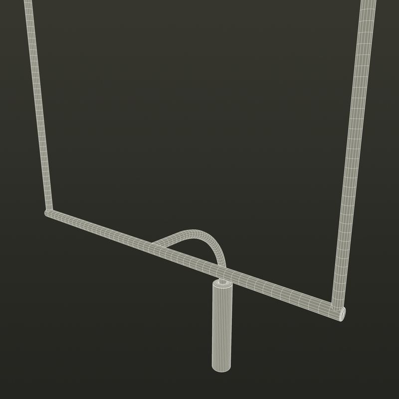 3d model of football goal post