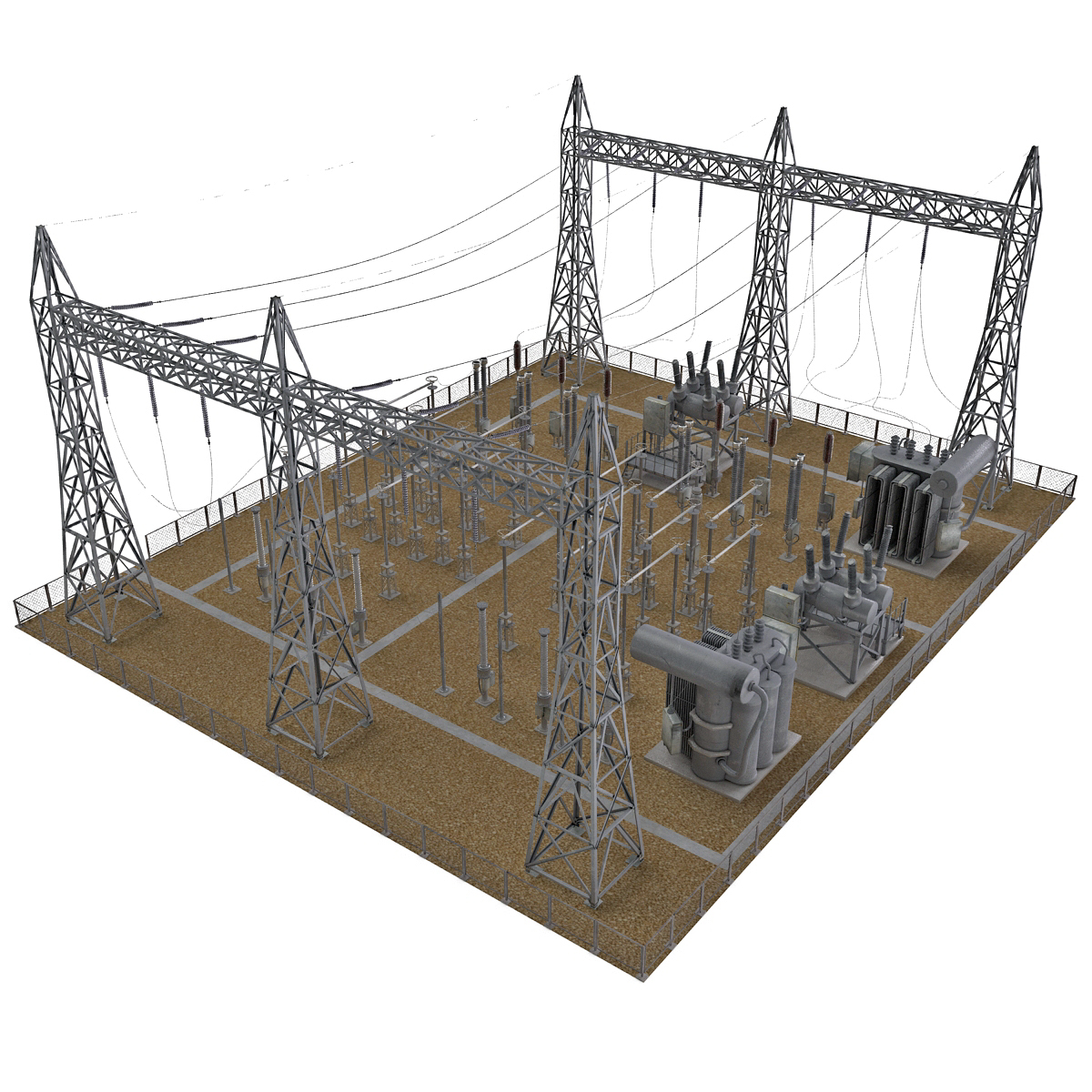 substation 5 3d model