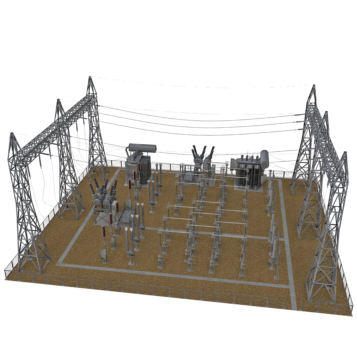 substation 5 3d model