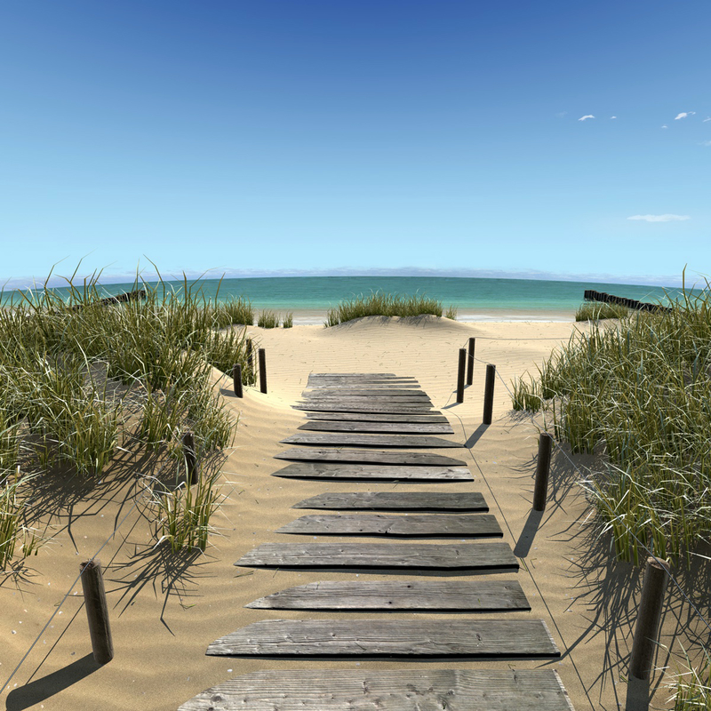 beach modeled pier