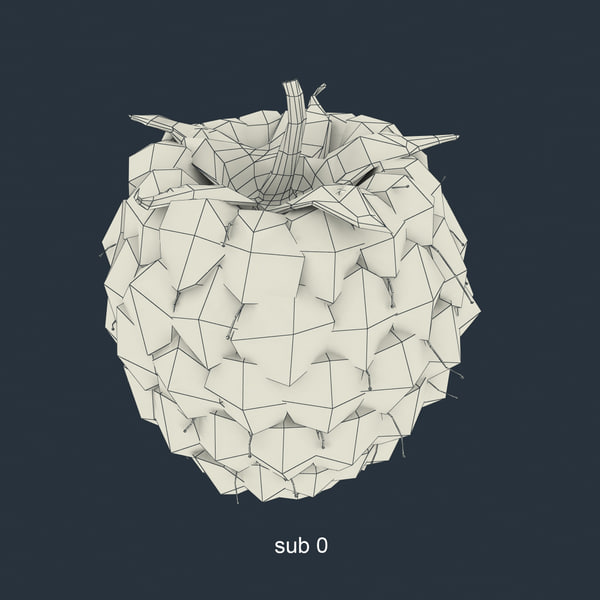 fresh raspberry 3d model
