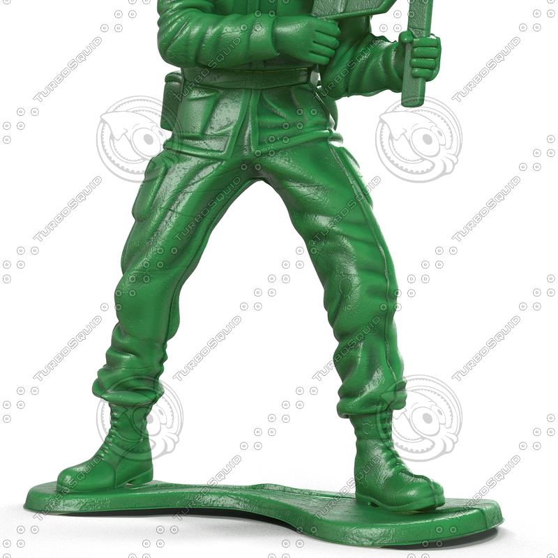 3d toy soldier model