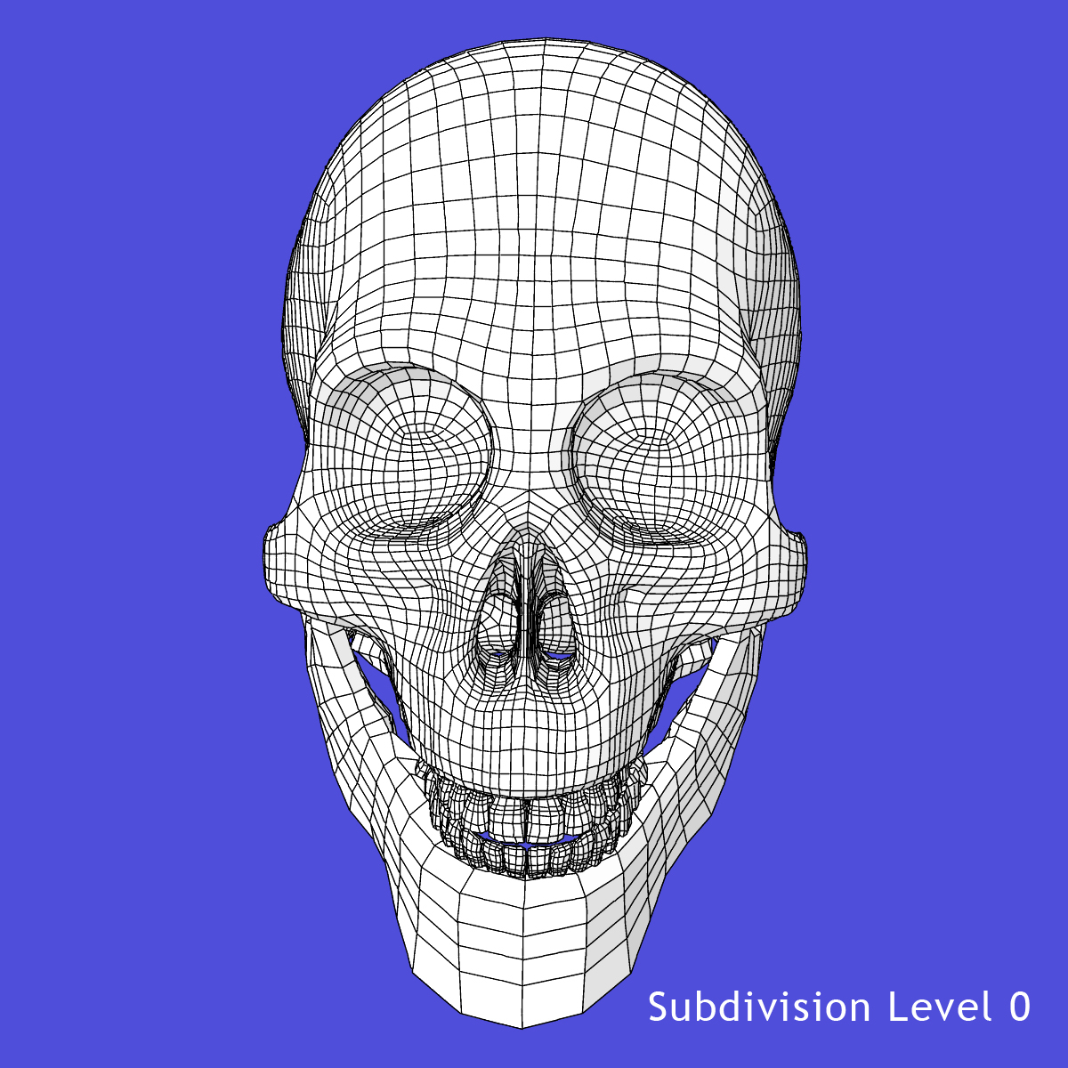 maya skull rigged