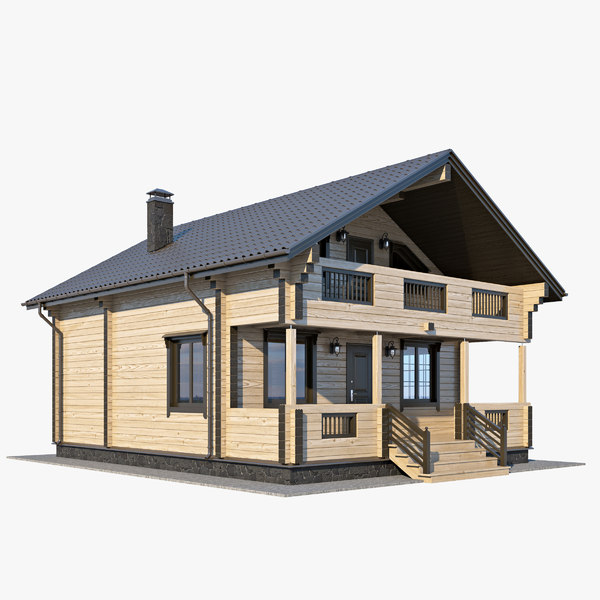 Log Cabin 3D Models for Download | TurboSquid