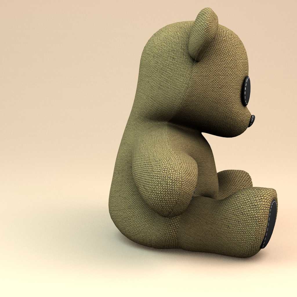 3d model teddy bear little