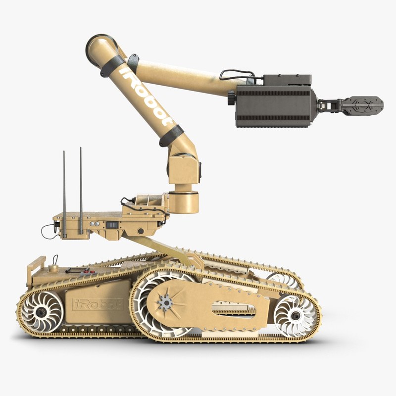 irobot warrior x700 robotic 3d model