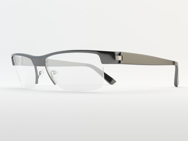3d model glasses set