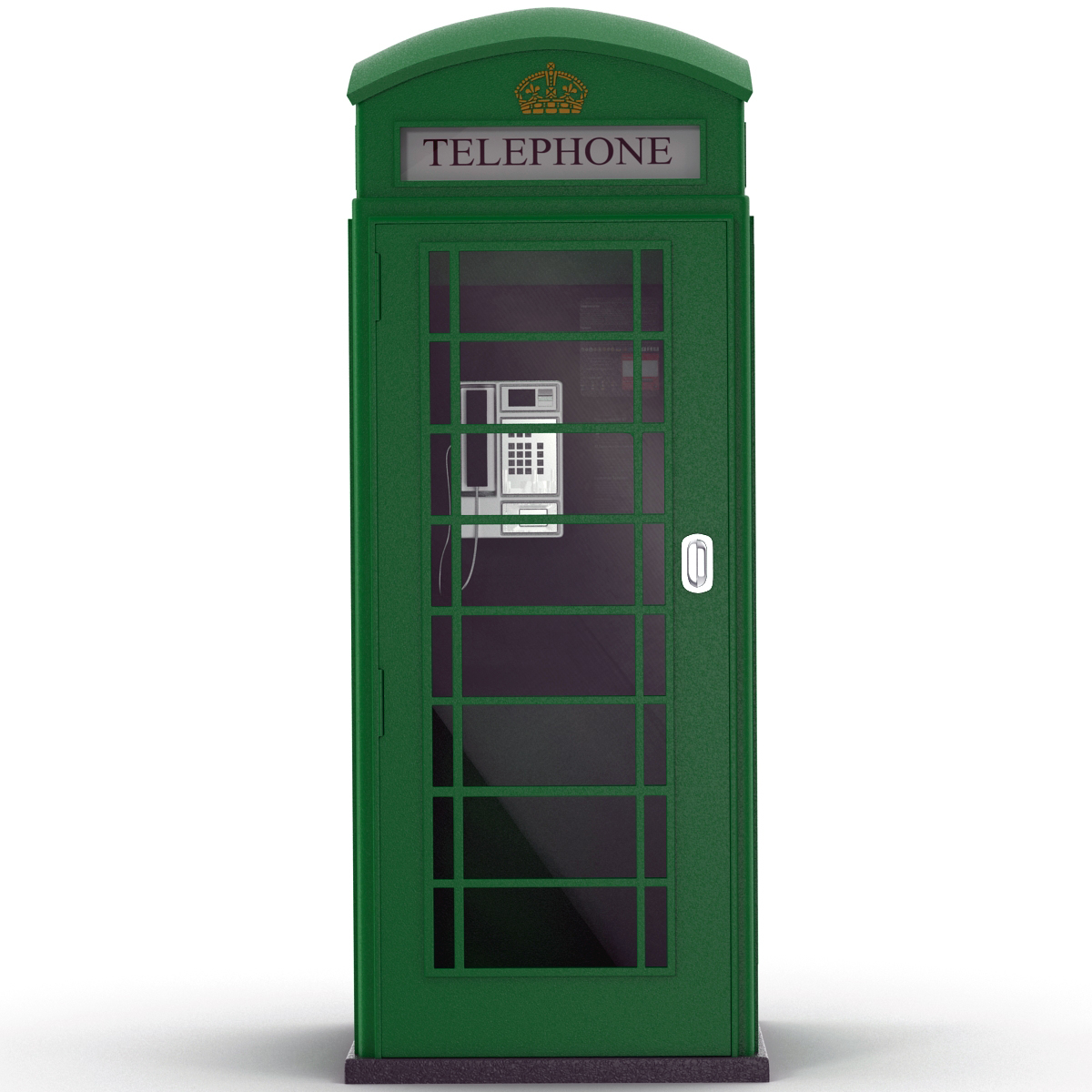 green telephone box max