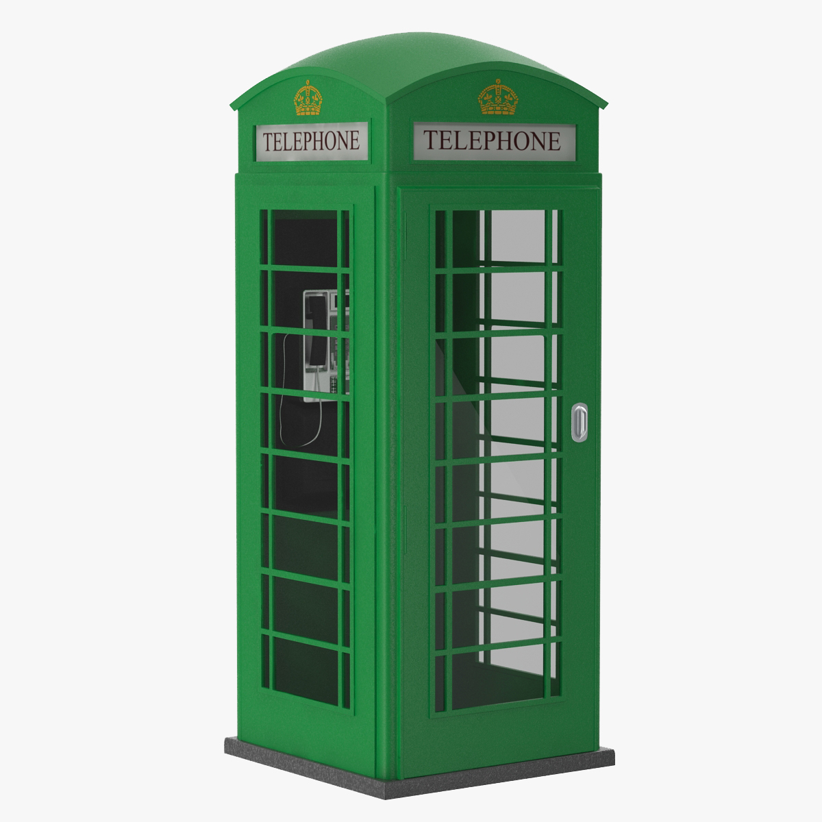 green telephone box max