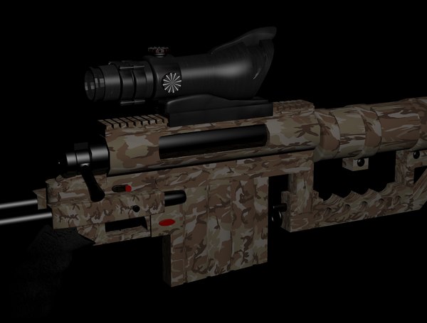 m200 sniper 3d model