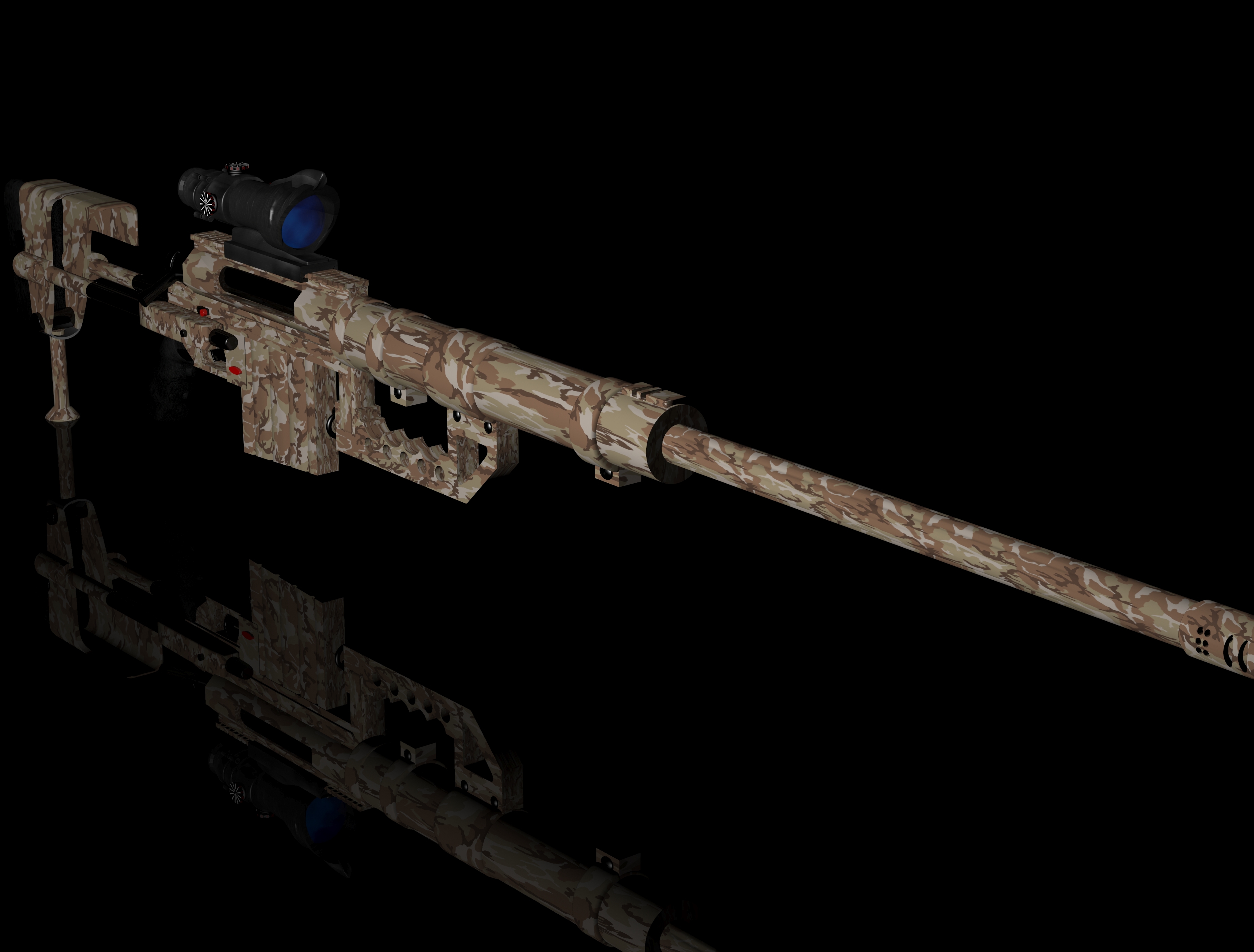 m200 sniper 3d model