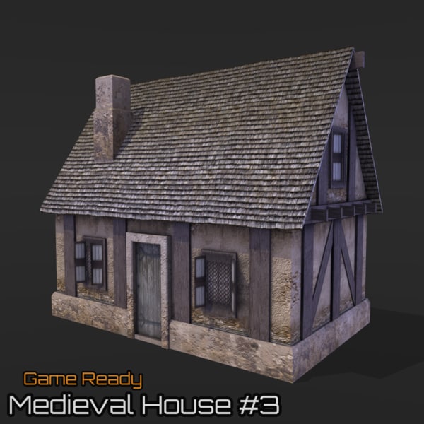 Medieval House Blender Models for Download | TurboSquid