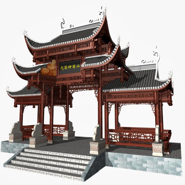 gate 3d model