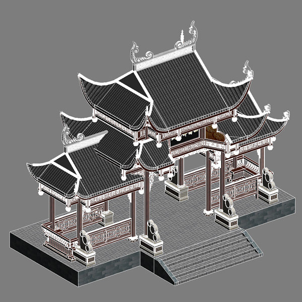 gate 3d model